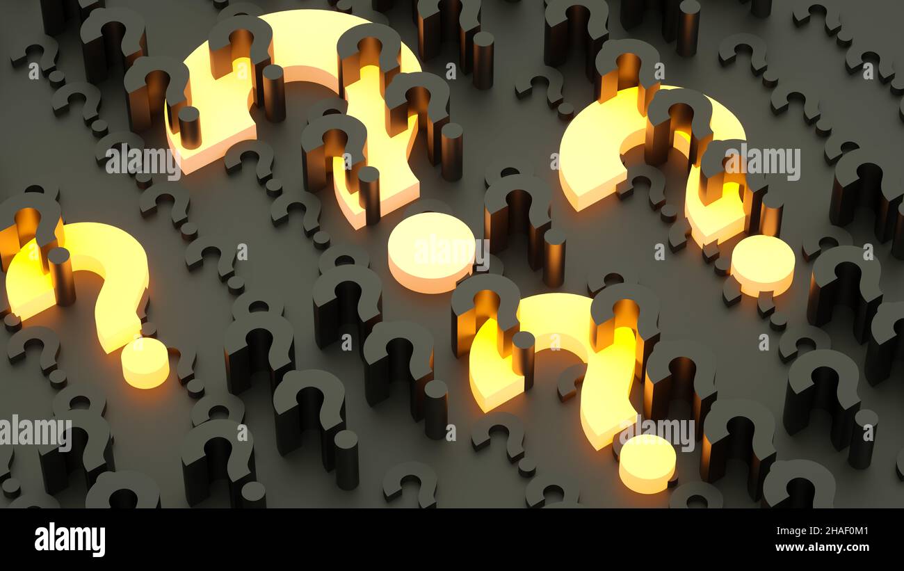 3d question mark Stock Photo - Alamy