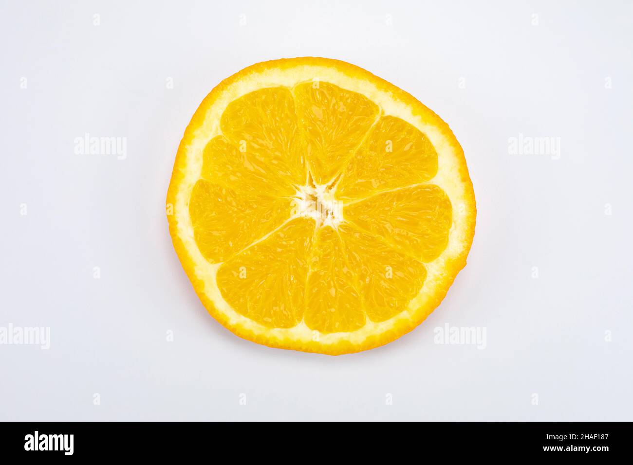 Oranges: orange slice, half cut orange and front view of cut ripe ...