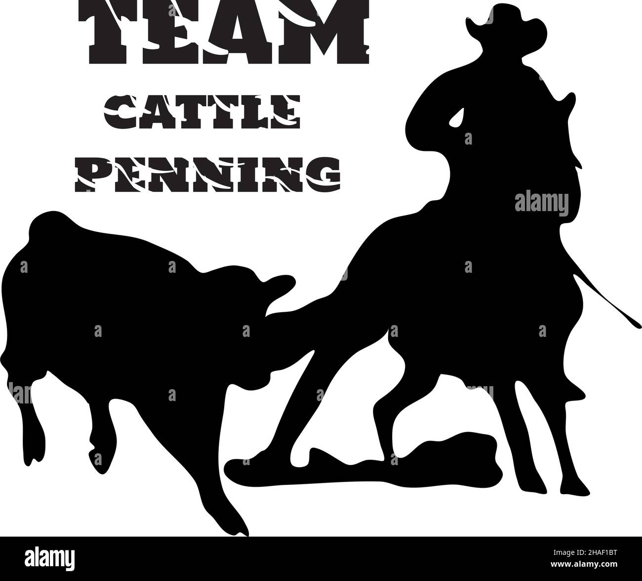 Team penning Stock Vector Images - Alamy