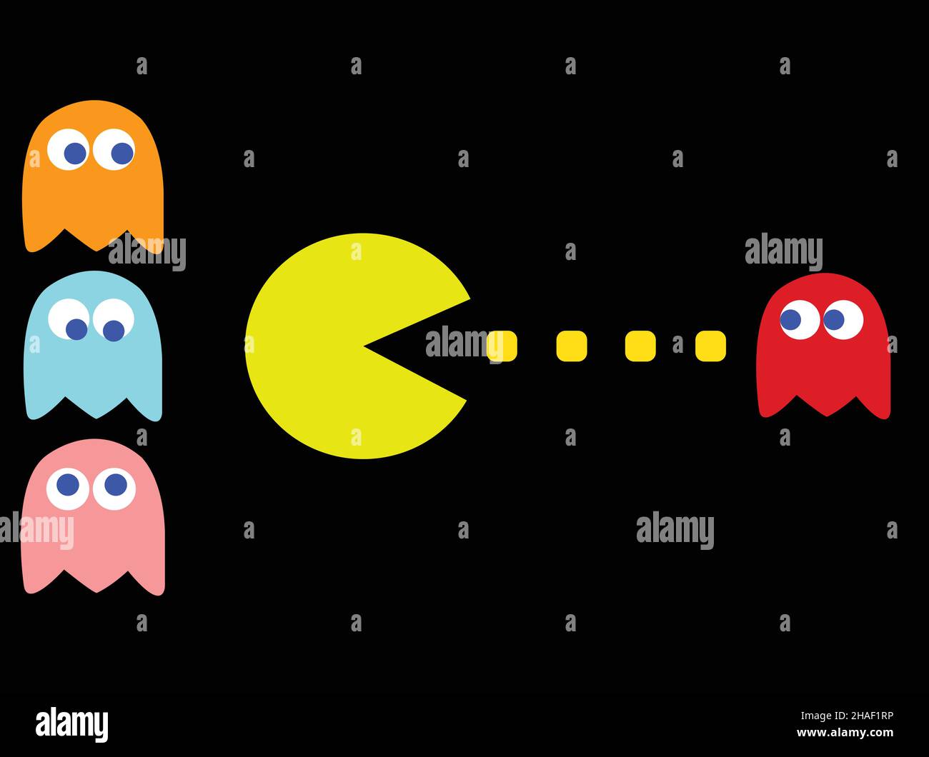 Pacman Game Characters Pacman Game Characters