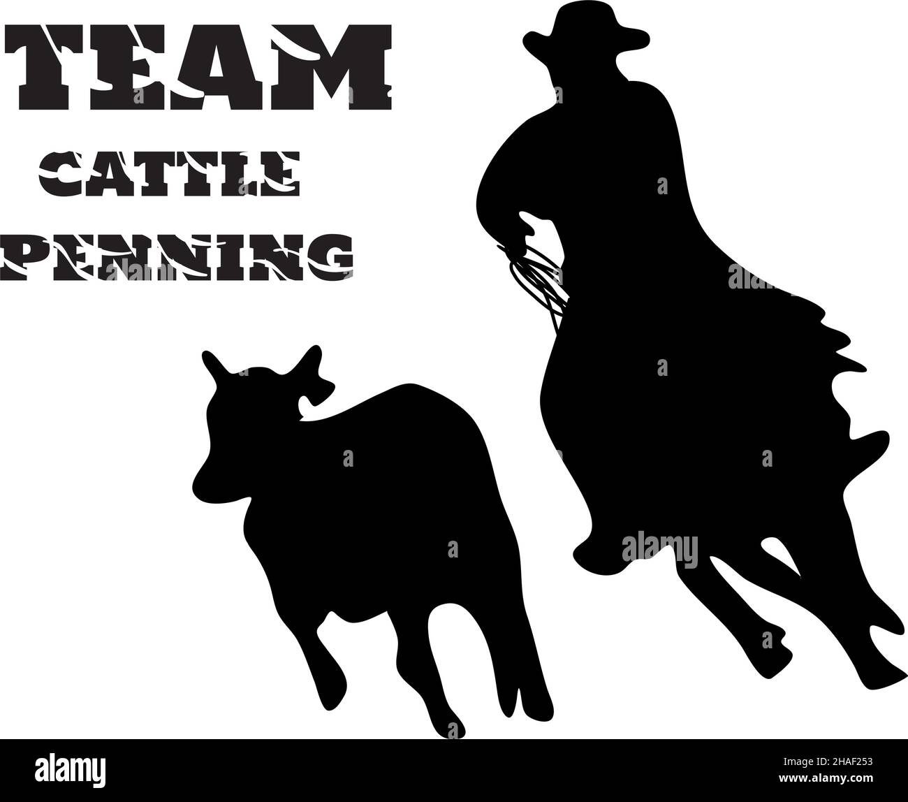 Team penning Stock Vector Images - Alamy
