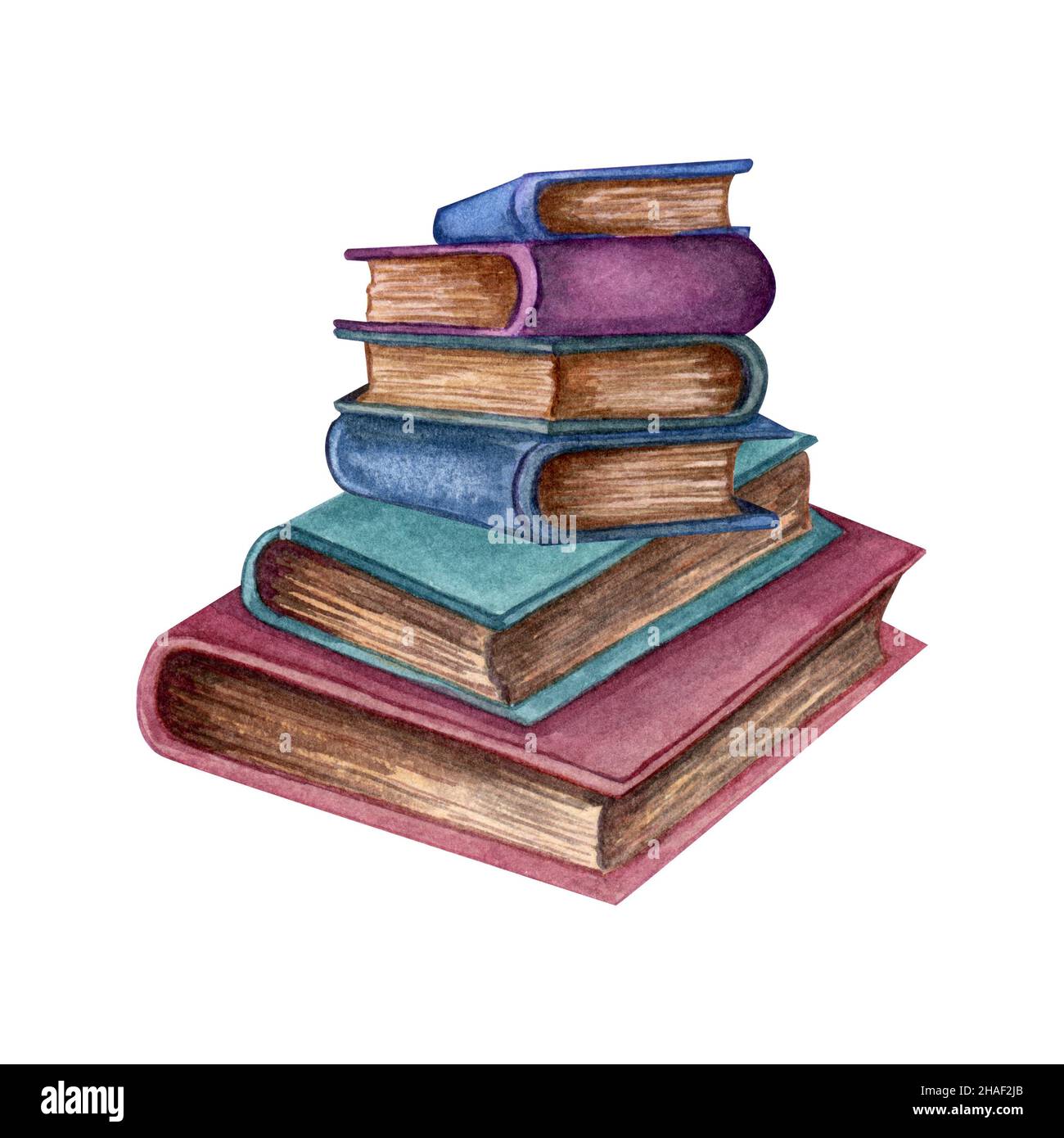 Book Stack Drawing