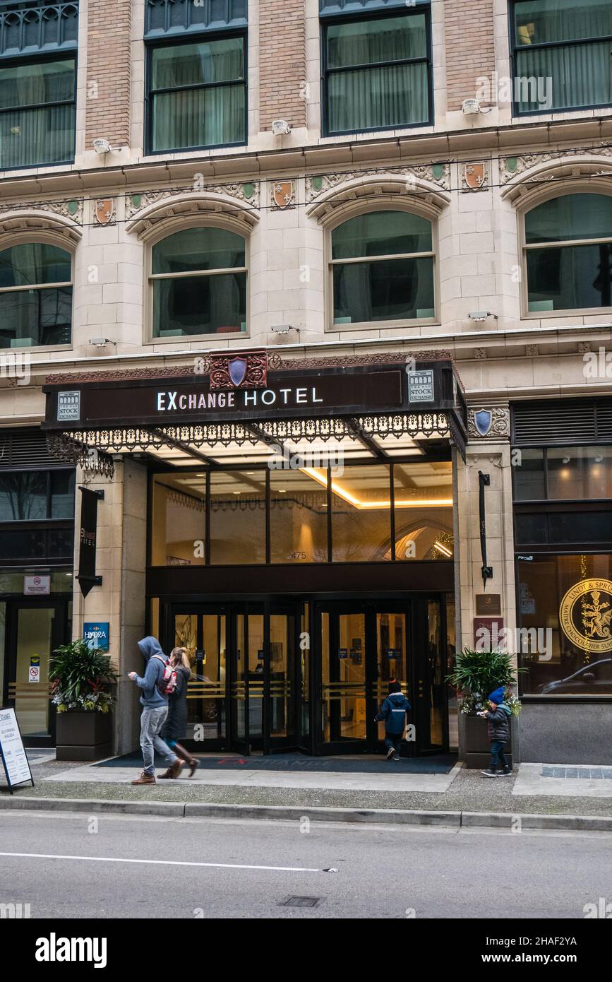 Exchange hotel vancouver hi-res stock photography and images - Alamy