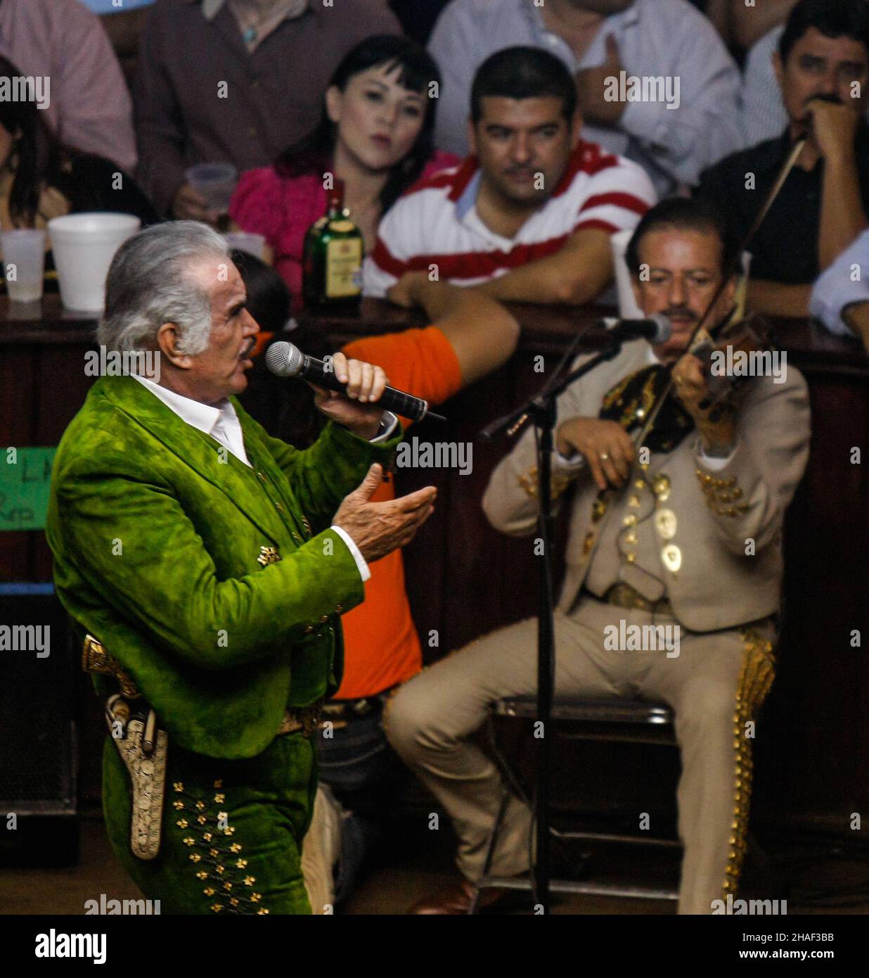 MEXICO CITY, MEXICO - MAY 16: Vicente Fernandez, singer of popular ...