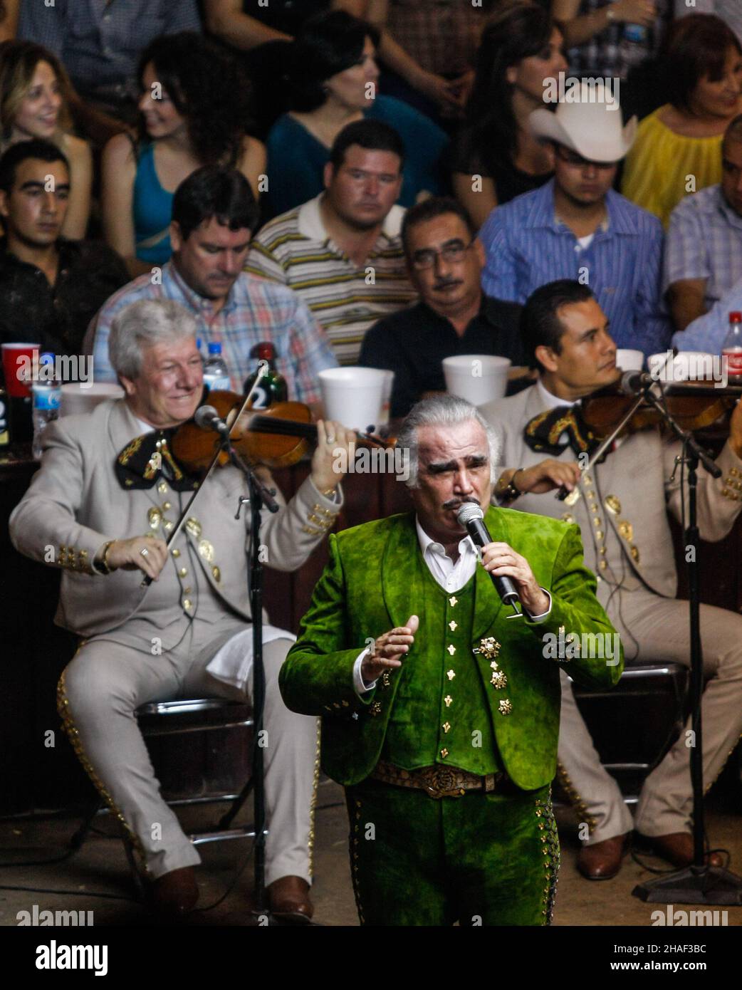 MEXICO CITY, MEXICO - MAY 16: Vicente Fernandez, singer of popular ...