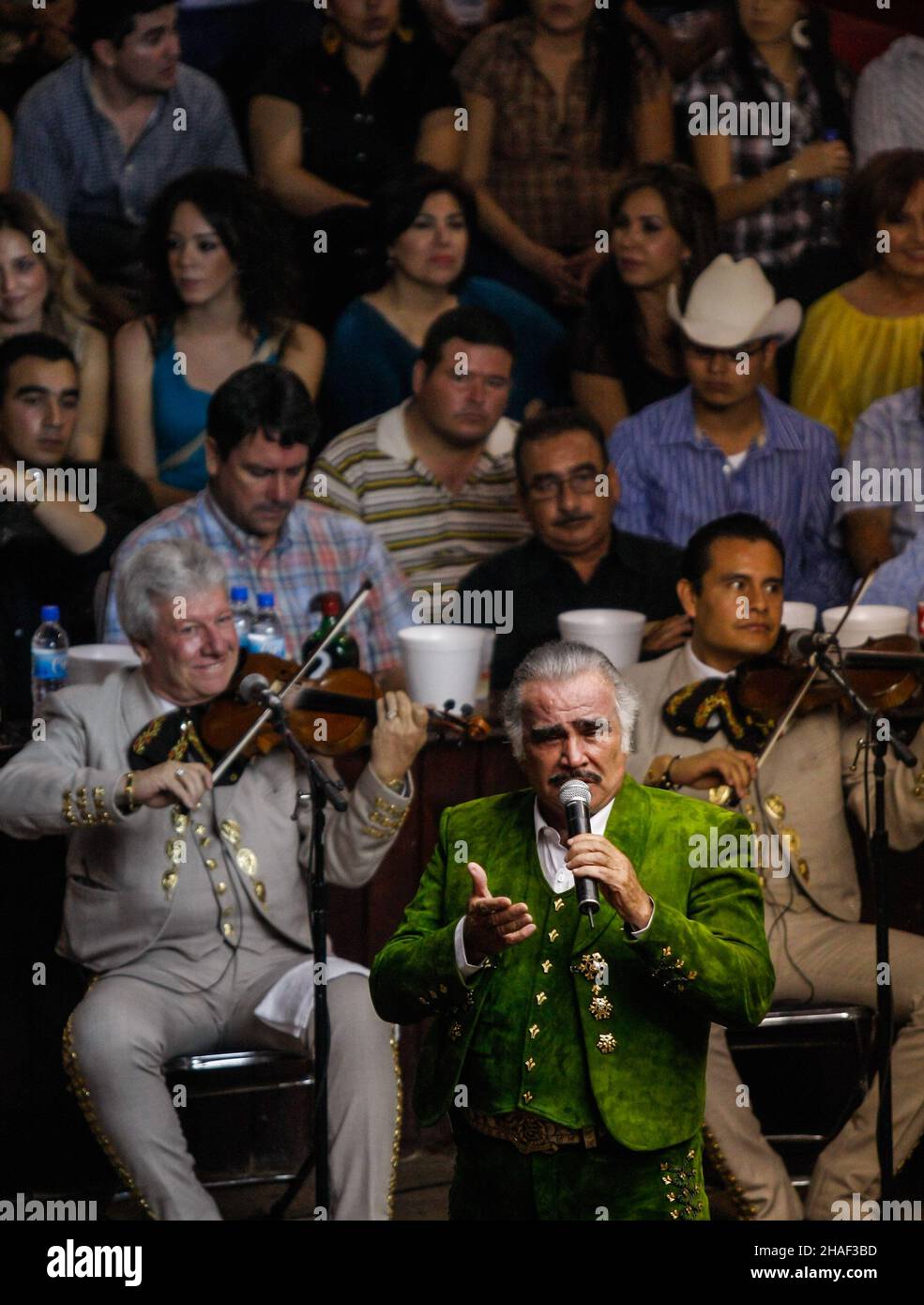 MEXICO CITY, MEXICO - MAY 16: Vicente Fernandez, singer of popular ...