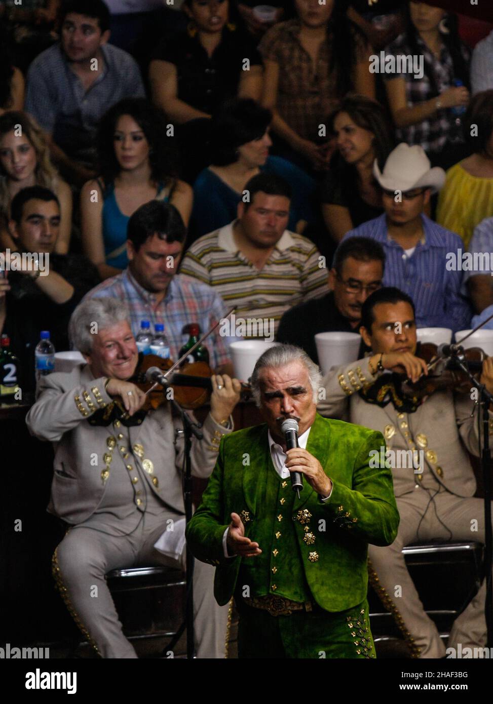 MEXICO CITY, MEXICO - MAY 16: Vicente Fernandez, singer of popular ...
