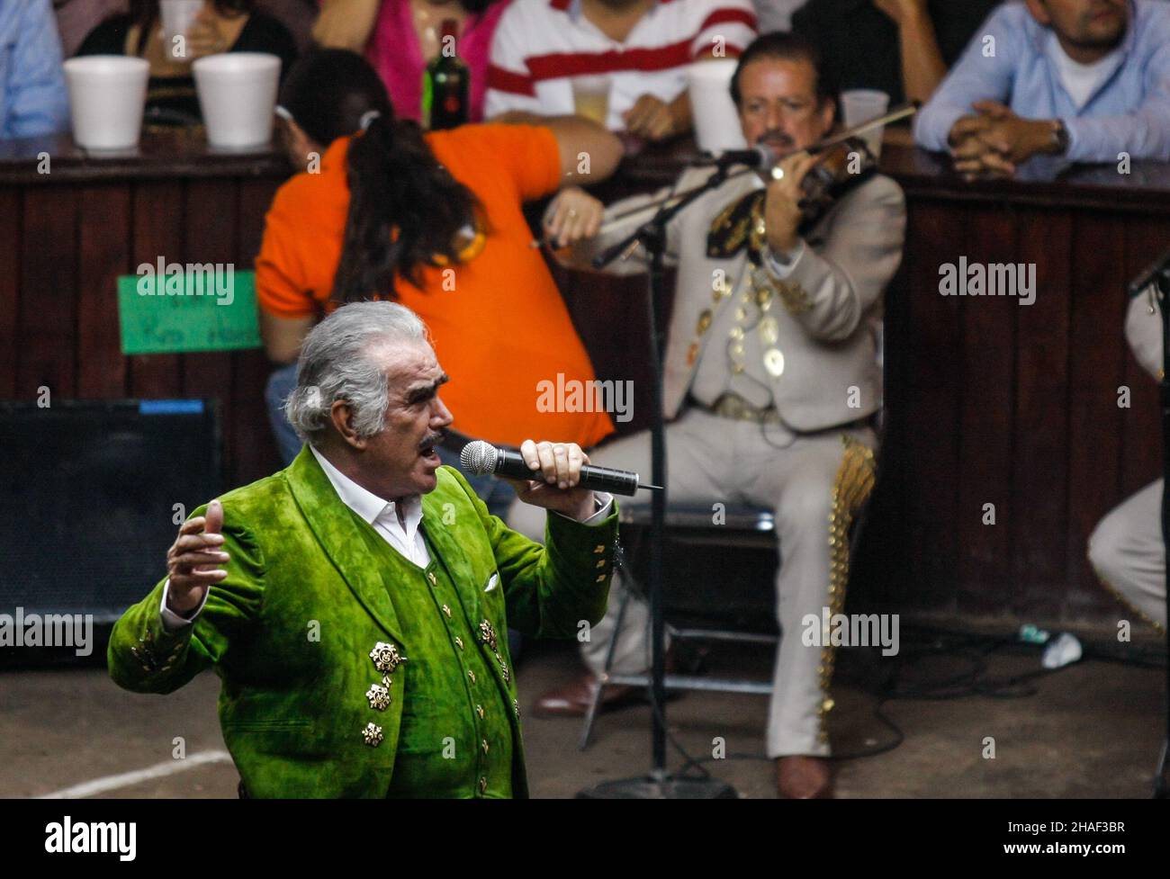 MEXICO CITY, MEXICO - MAY 16: Vicente Fernandez, singer of popular ...