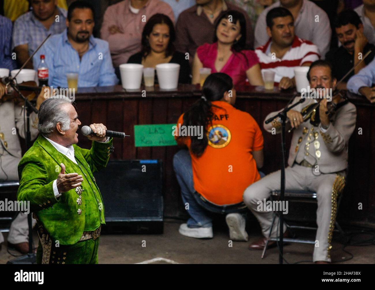 MEXICO CITY, MEXICO - MAY 16: Vicente Fernandez, singer of popular ...