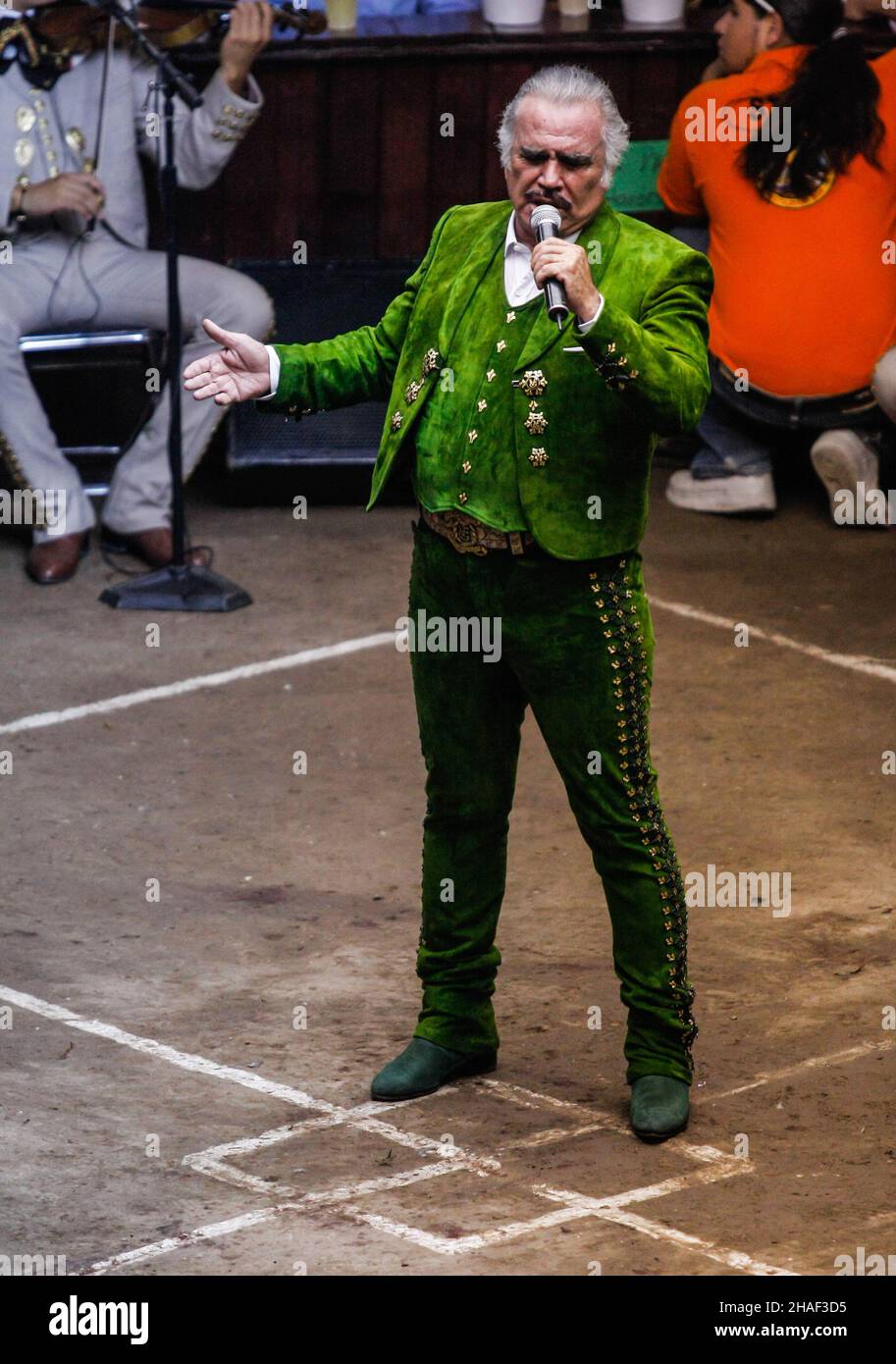 MEXICO CITY, MEXICO - MAY 16: Vicente Fernandez, singer of popular ...