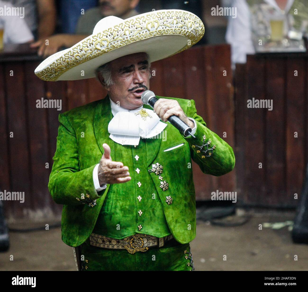 MEXICO CITY, MEXICO - MAY 16: Vicente Fernandez, singer of popular ...