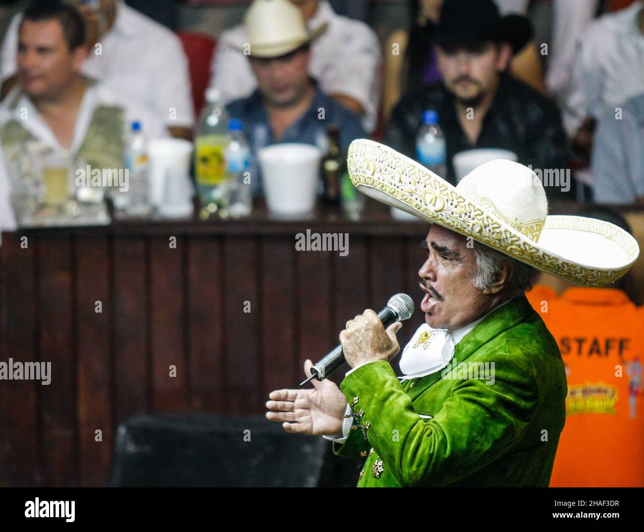 MEXICO CITY, MEXICO - MAY 16: Vicente Fernandez, singer of popular ...