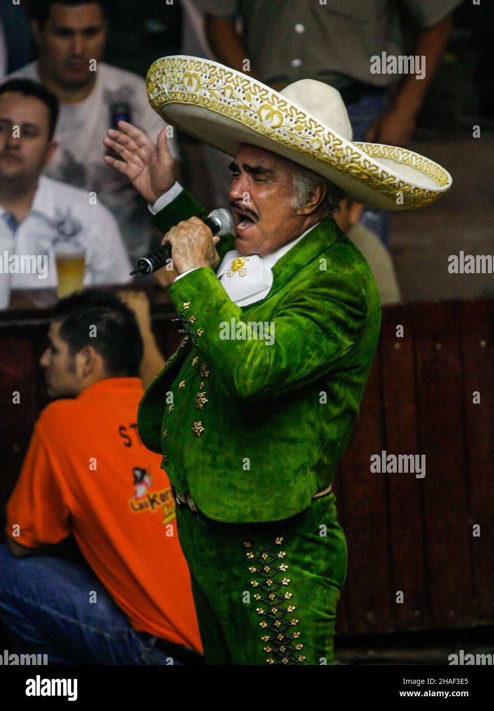 MEXICO CITY, MEXICO - MAY 16: Vicente Fernandez, singer of popular ...