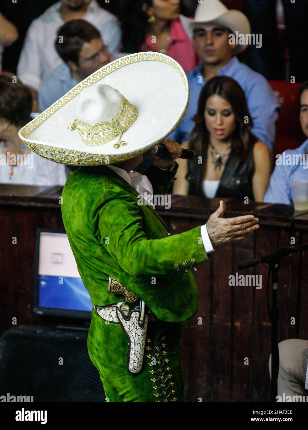 MEXICO CITY, MEXICO - MAY 16: Vicente Fernandez, singer of popular ...