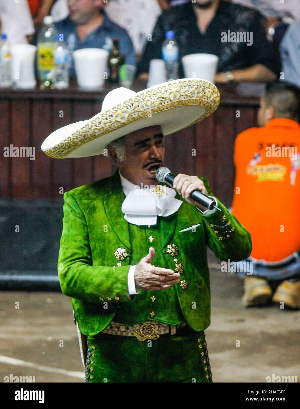 MEXICO CITY, MEXICO - MAY 16: Vicente Fernandez, singer of popular ...