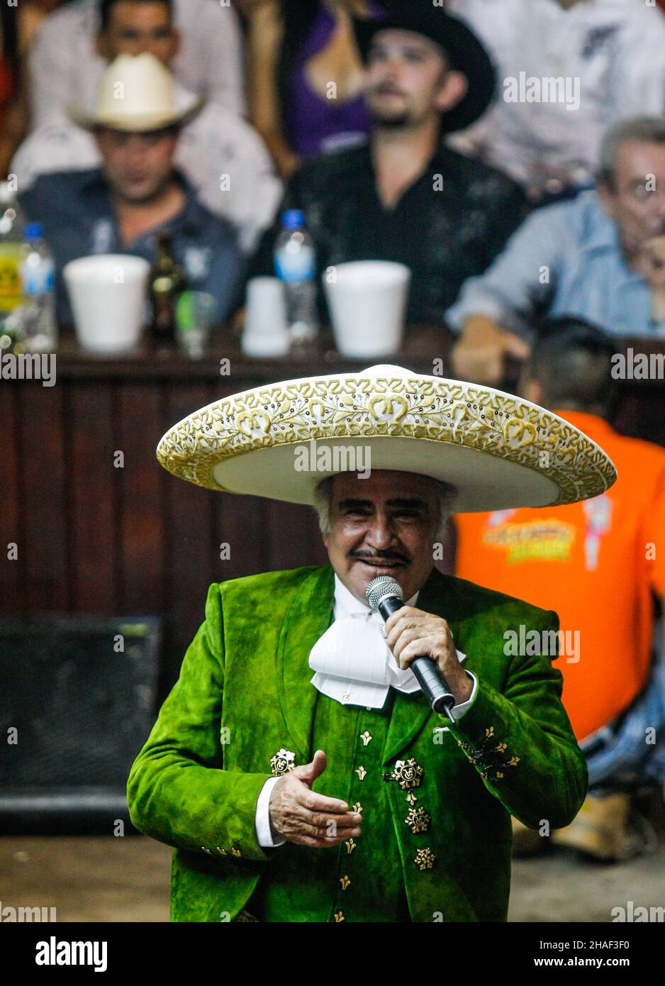 MEXICO CITY, MEXICO - MAY 16: Vicente Fernandez, singer of popular ...