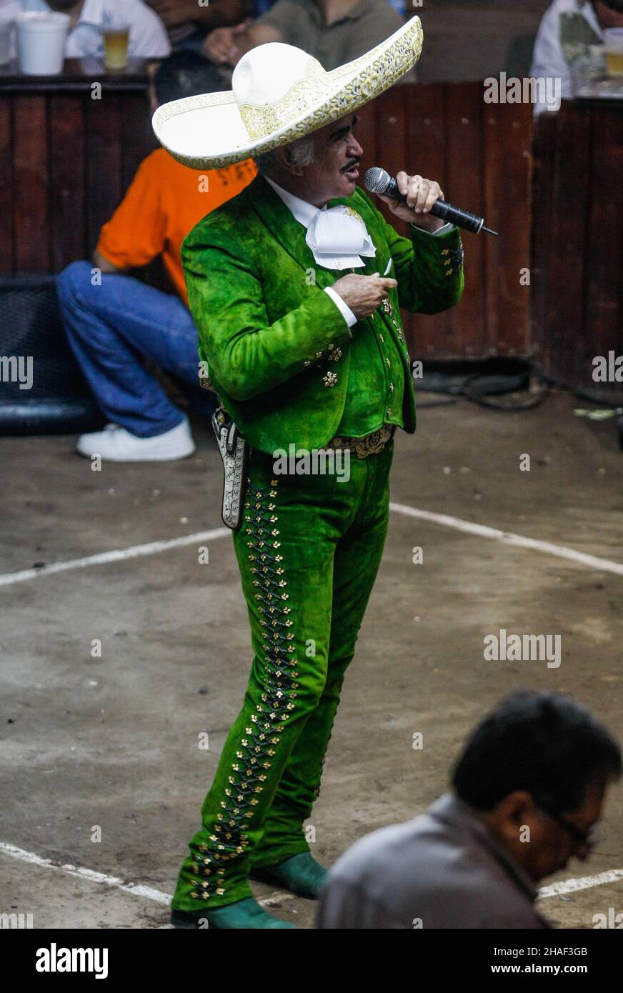 MEXICO CITY, MEXICO - MAY 16: Vicente Fernandez, singer of popular ...