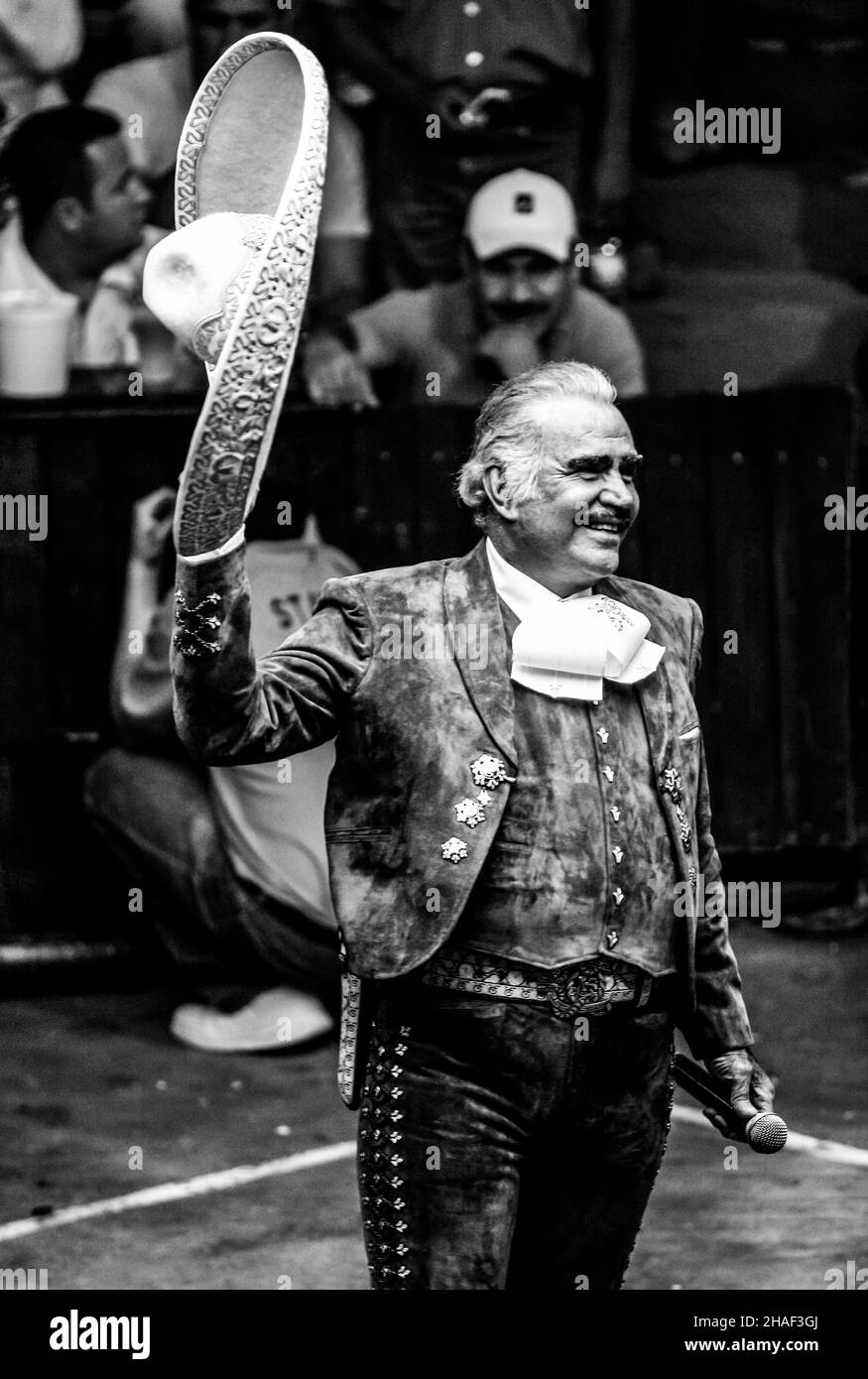 MEXICO CITY, MEXICO - MAY 16: Vicente Fernandez, singer of popular ...