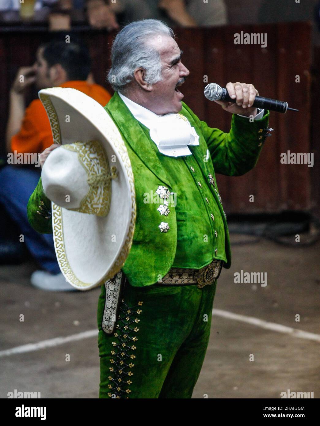 MEXICO CITY, MEXICO - MAY 16: Vicente Fernandez, singer of popular ...