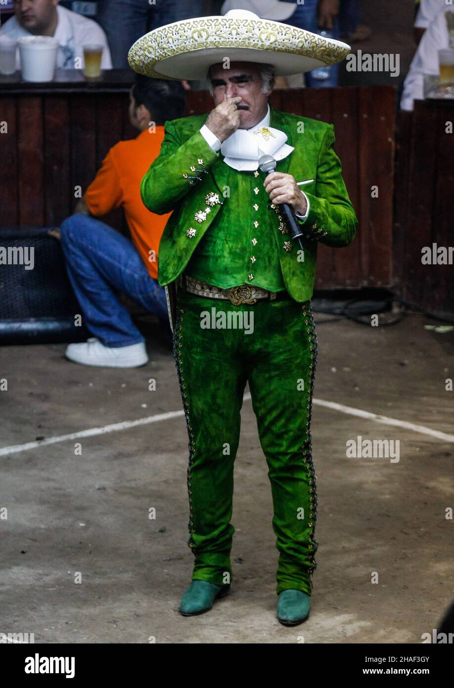MEXICO CITY, MEXICO - MAY 16: Vicente Fernandez, singer of popular ...