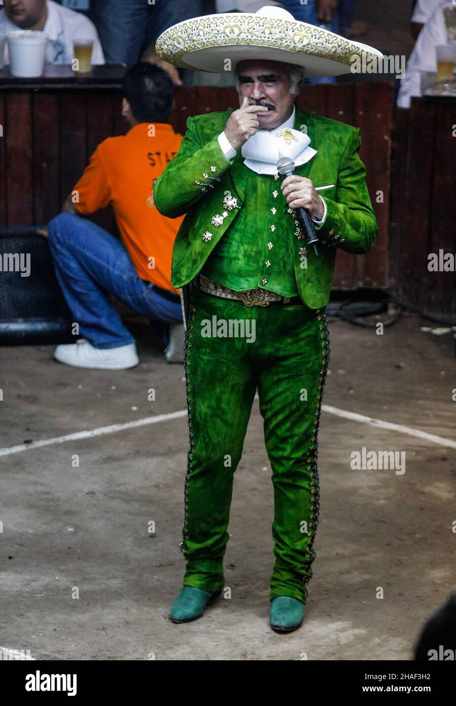 MEXICO CITY, MEXICO - MAY 16: Vicente Fernandez, singer of popular ...