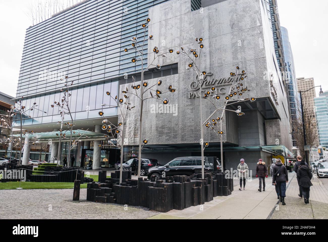 vancouver Fairmont Pacific Rim hotel Stock Photo - Alamy