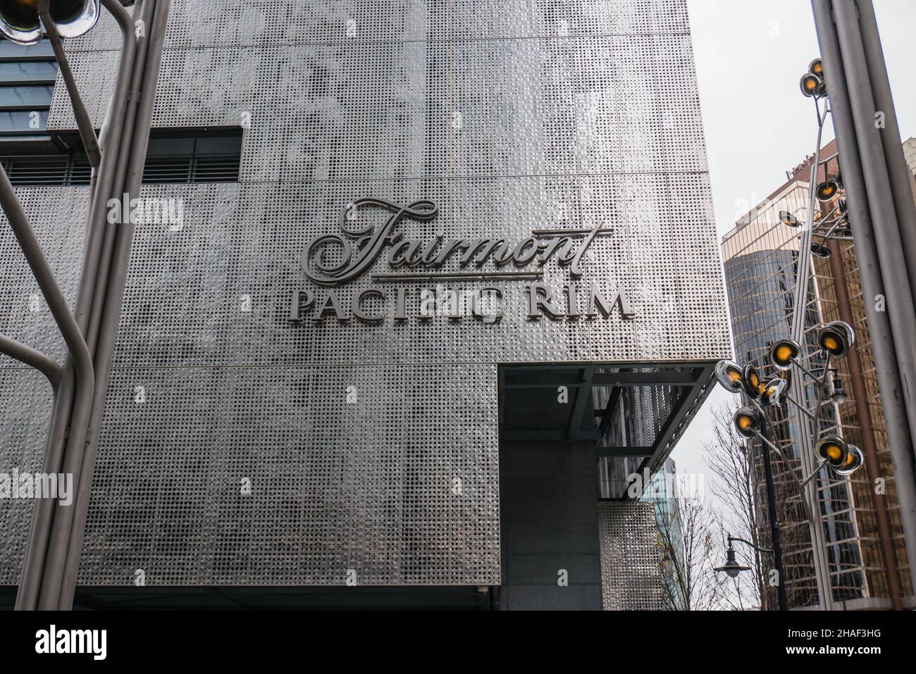 vancouver Fairmont Pacific Rim hotel Stock Photo - Alamy