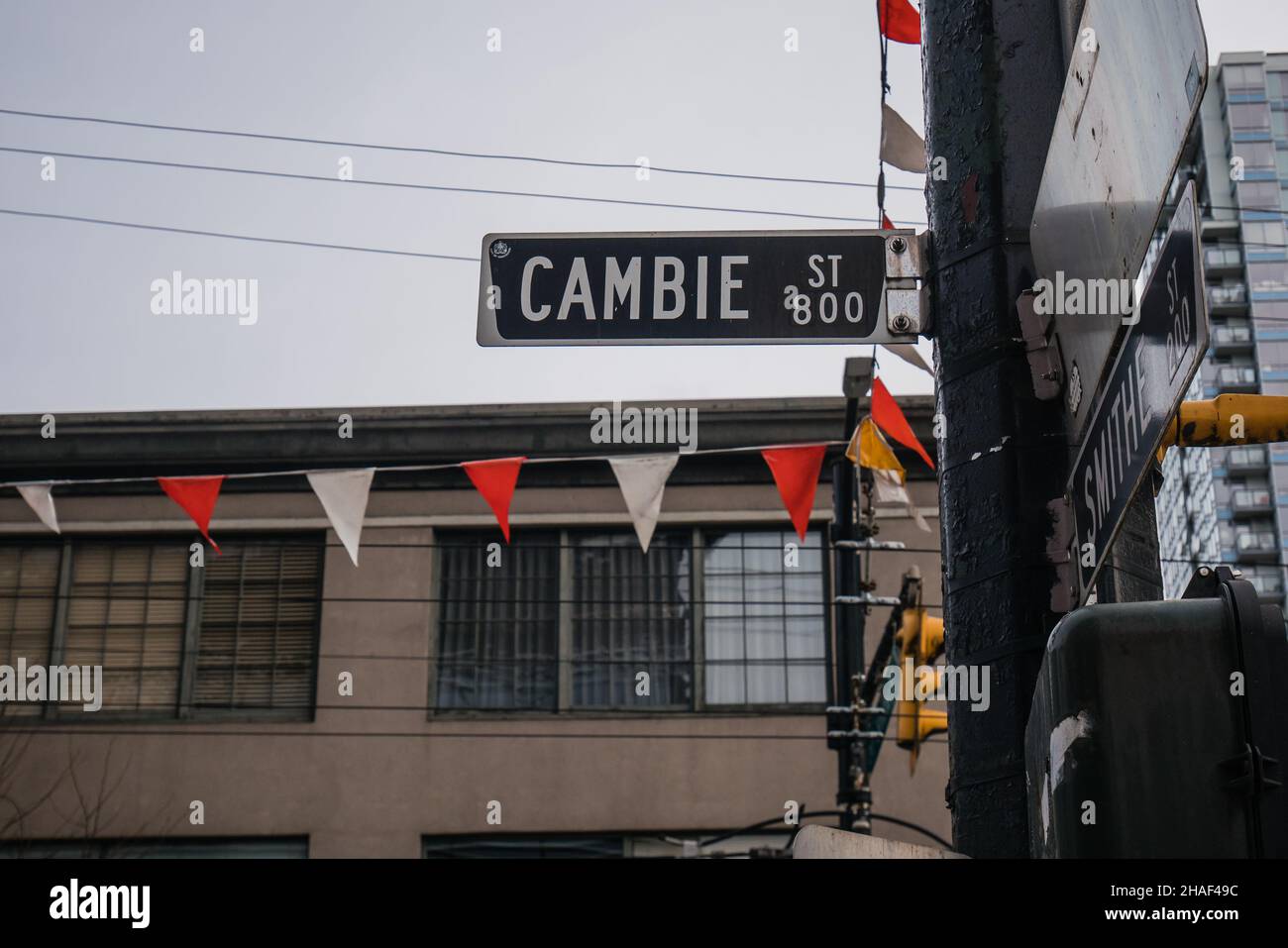 Cambie st sign hi-res stock photography and images - Alamy