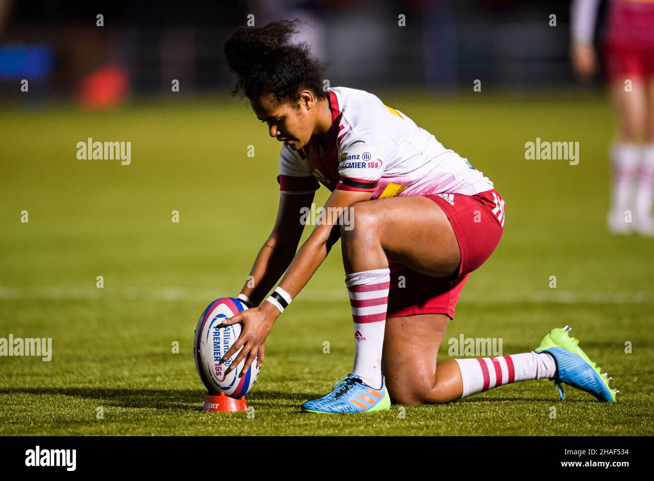 LONDON, UNITED KINGDOM. 12th, Dec 2021. Emily Scott of Harlequins ...