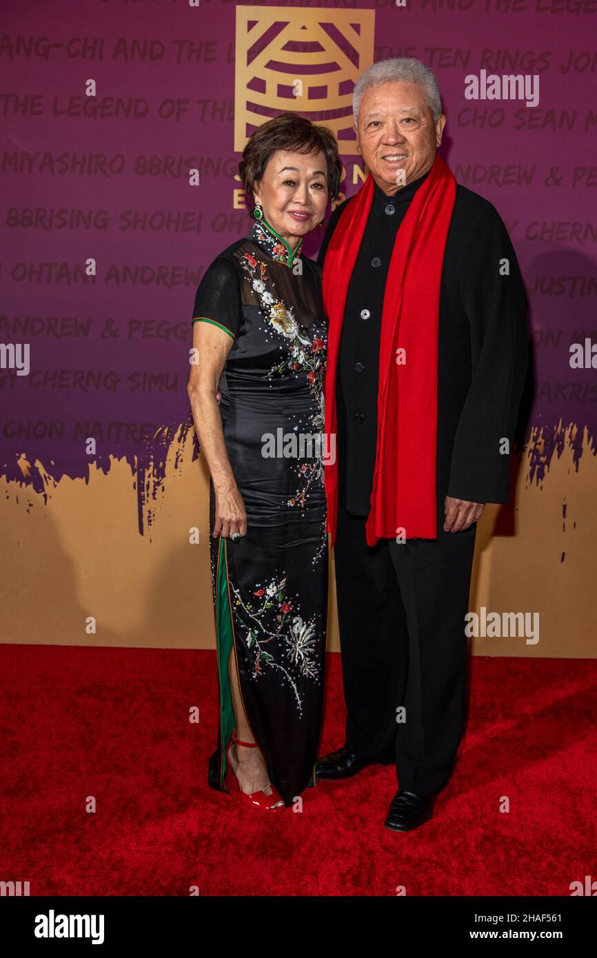 Beverly Hills, California, USA. 11th Dec, 2021. Peggy and Andrew Cherng ...