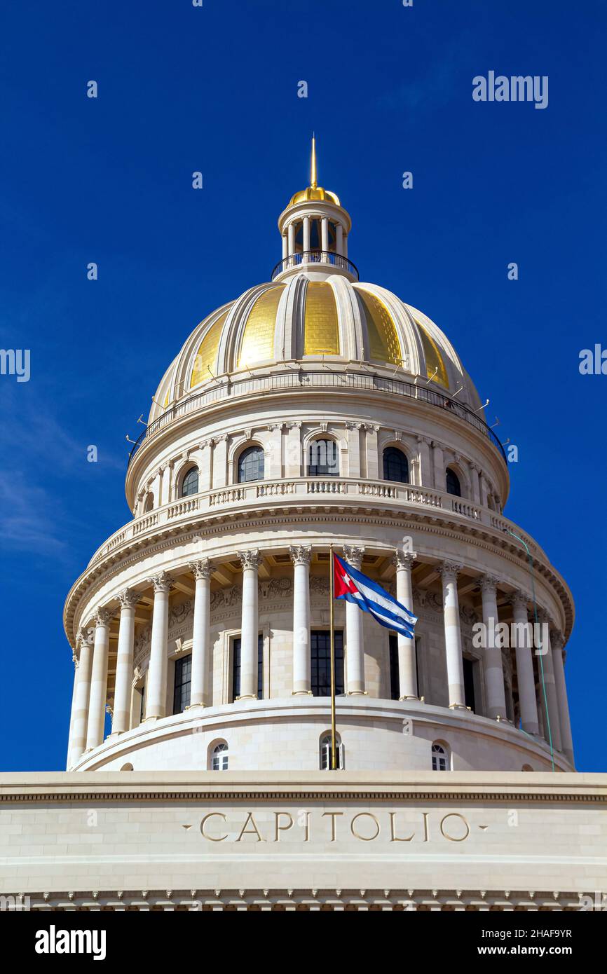 The National Capitol Building in Cuba, Havana Stock Photo - Alamy