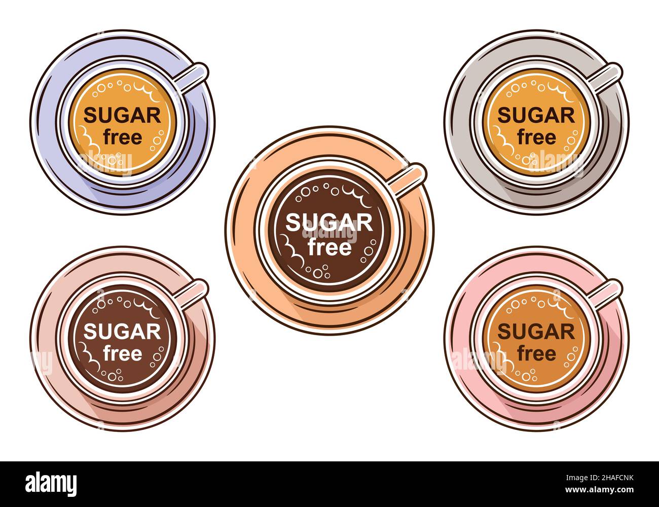 Glass cup tea chocolate Stock Vector Images - Alamy