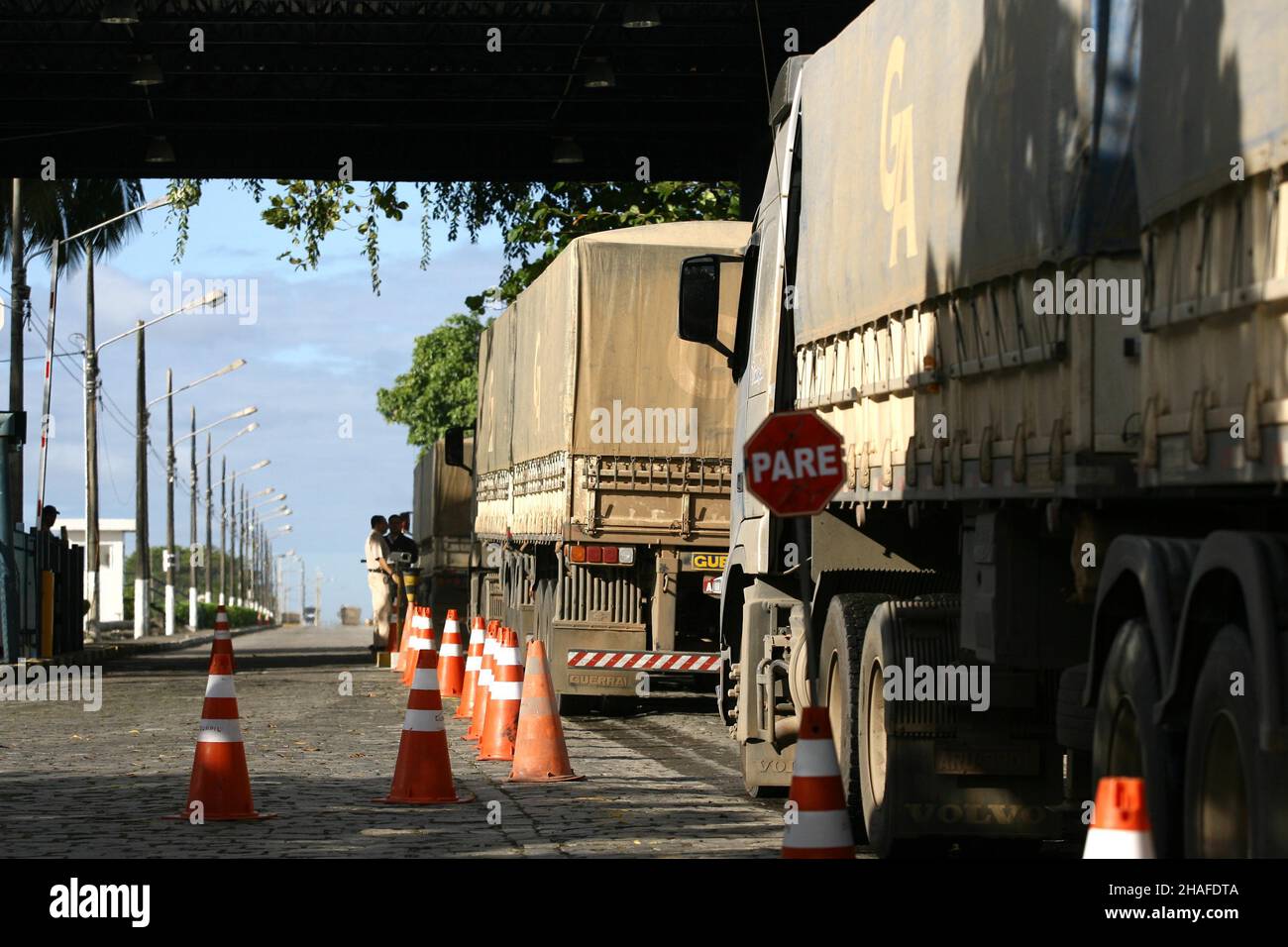 ilheus, bahia, brazil - july 19, 2011: Soybean loading for shipment at ...