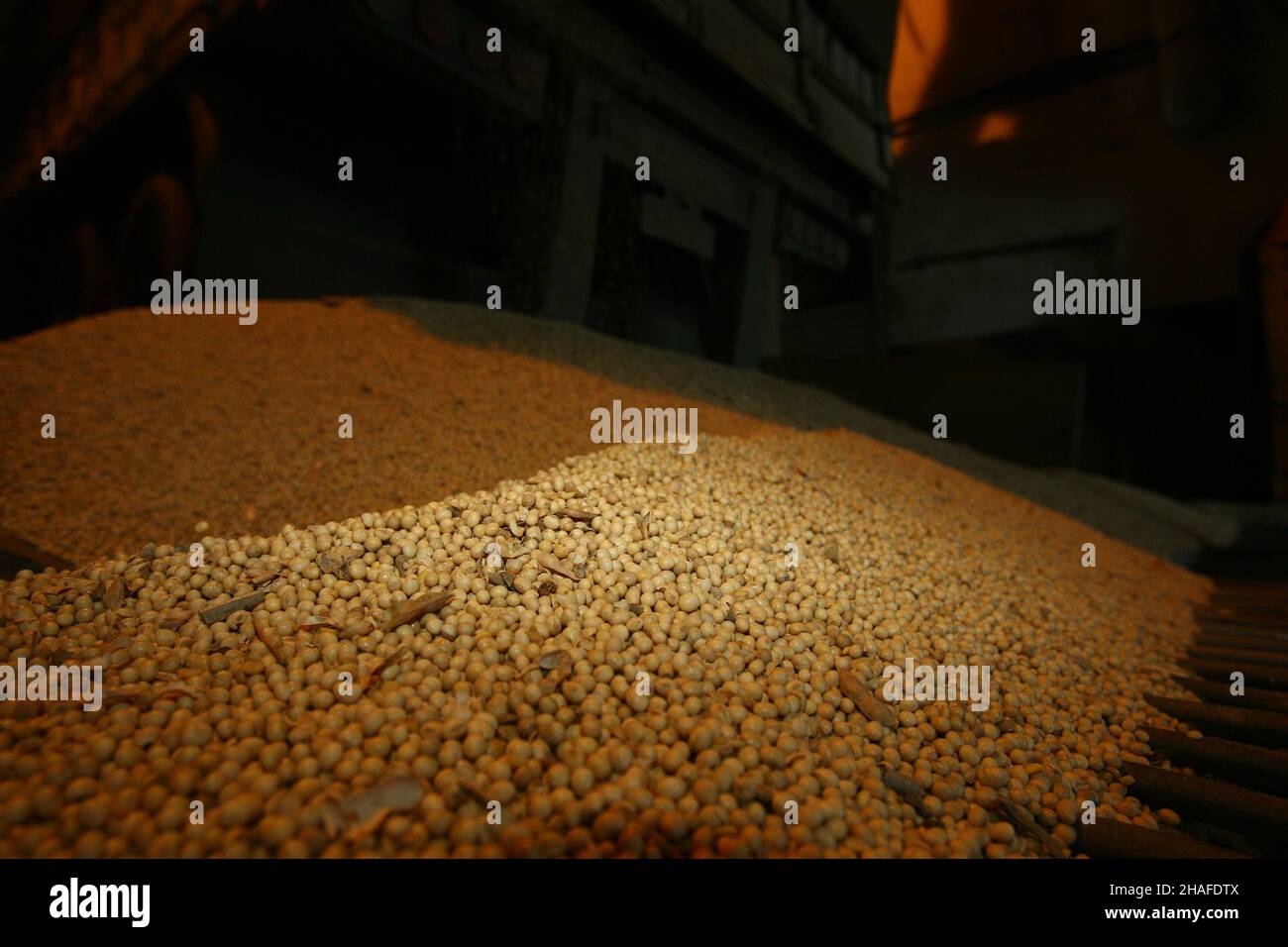 ilheus, bahia, brazil - july 19, 2011: Soybean loading for shipment at ...