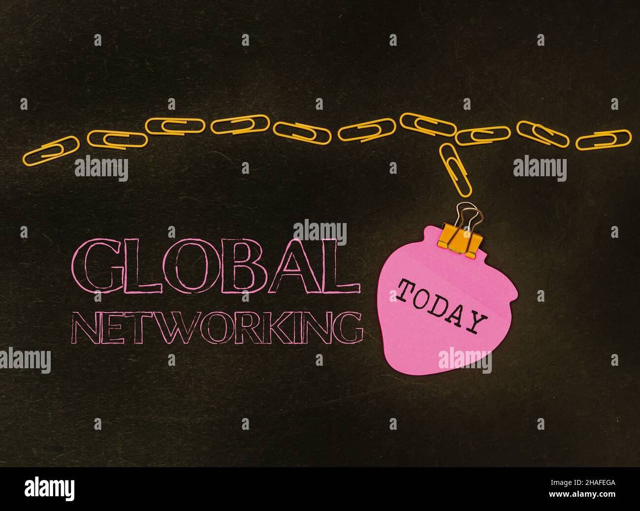 Conceptual caption Global Networking. Business approach Communication ...