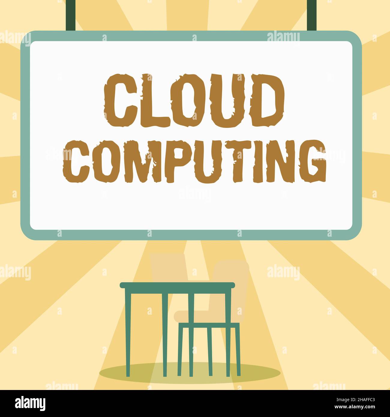 Conceptual Caption Cloud Computing Business Overview Use A Network Of Remote Servers Hosted On