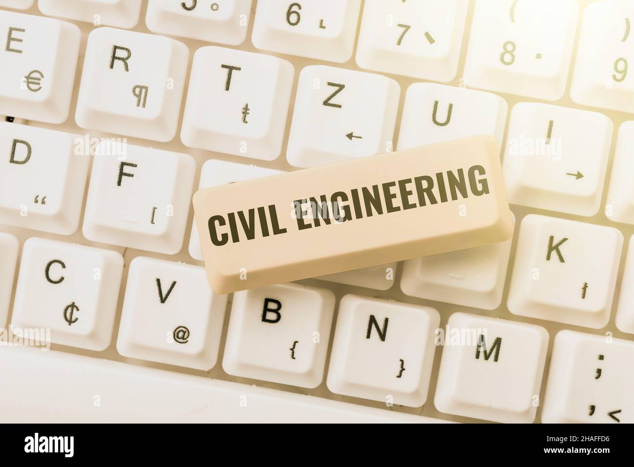 Text sign showing Civil Engineering. Business approach Planning Design ...