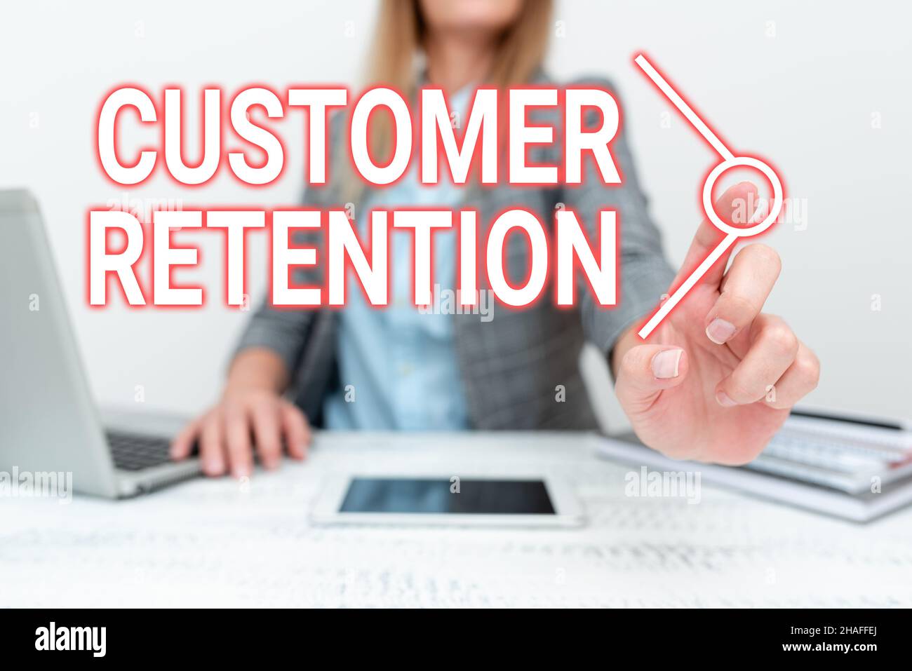 Inspiration showing sign Customer Retention. Business showcase Keeping ...