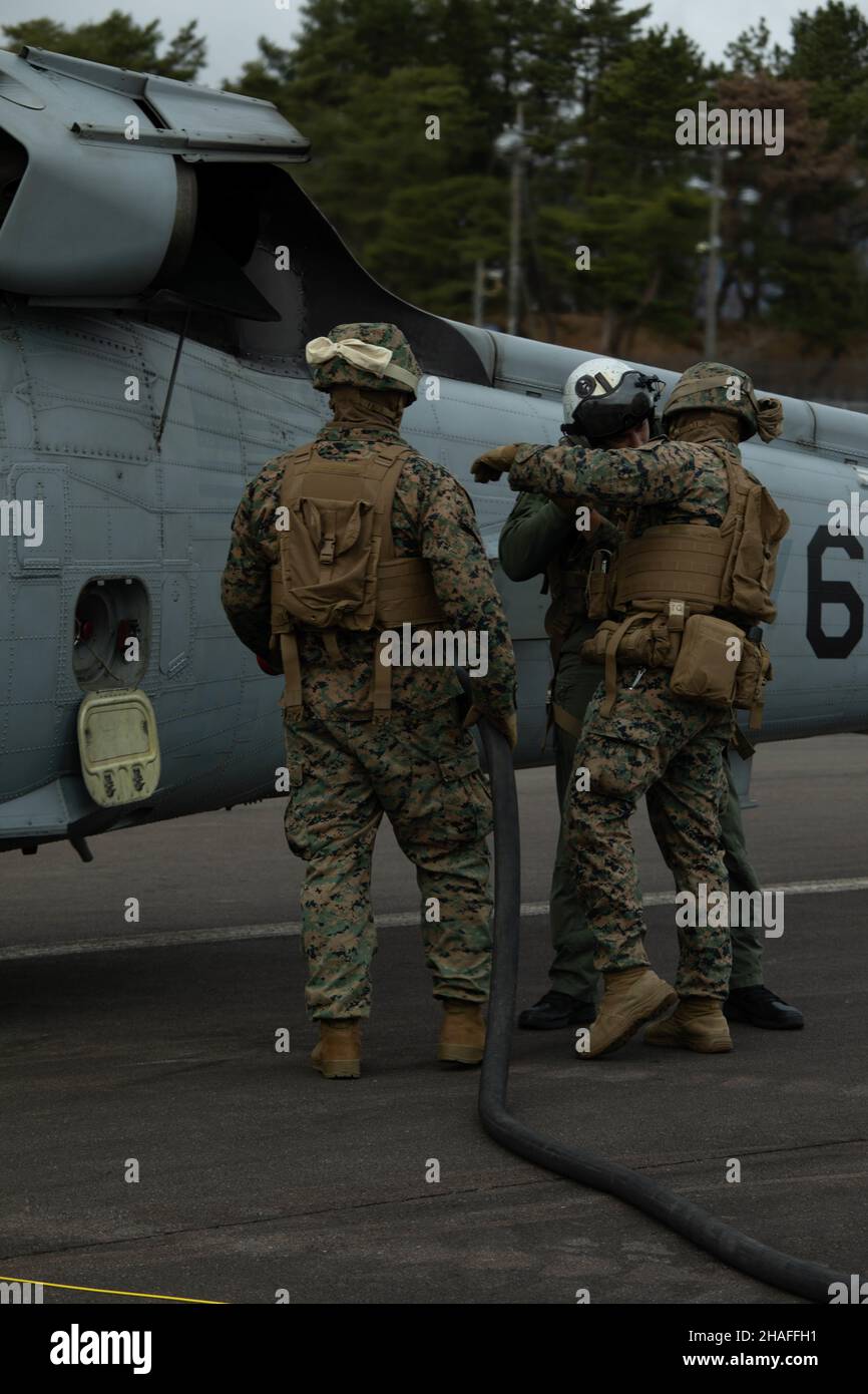U.S. Marine Corps Warrant Officer Juan Villar, a bulk fuel officer ...