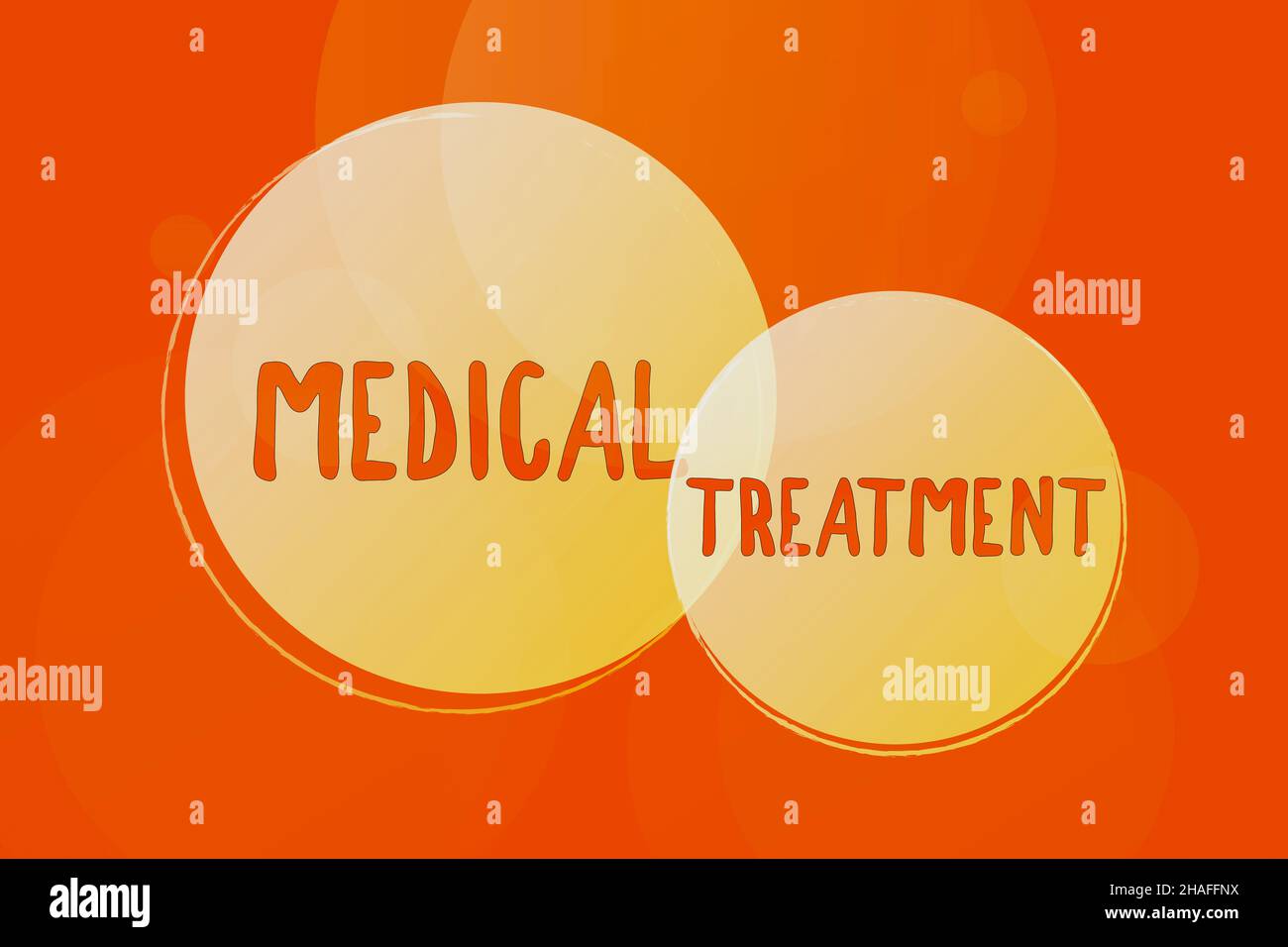 Sign displaying Medical Treatment. Business showcase Management and ...