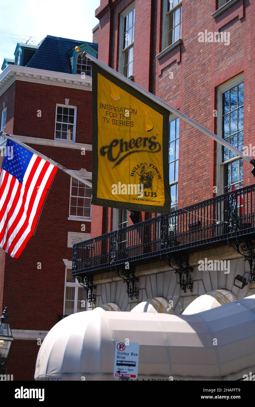Famous Cheers Bar in Boston Massachusetts Vertical Stock Photo - Alamy