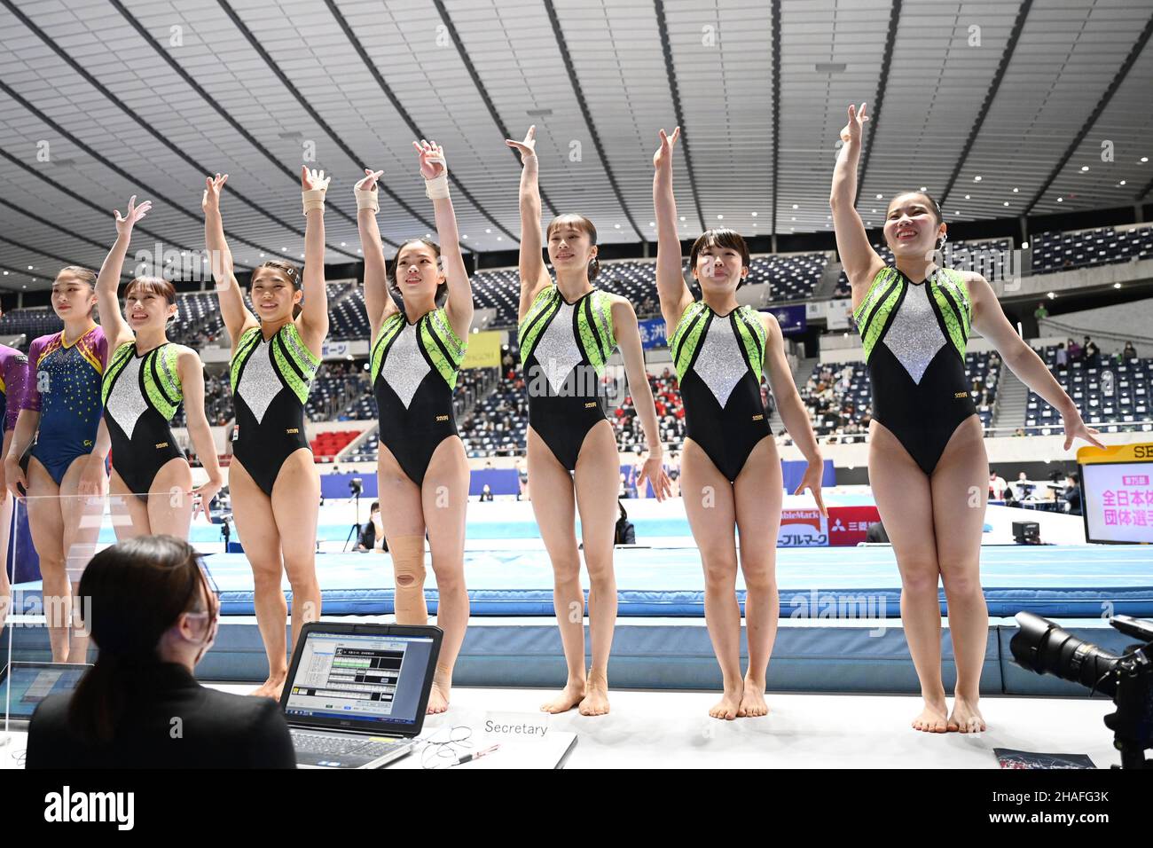 Yoyogi 1st Gymnasium, Tokyo, Japan. 11th Dec, 2021. Nippon Sport ...
