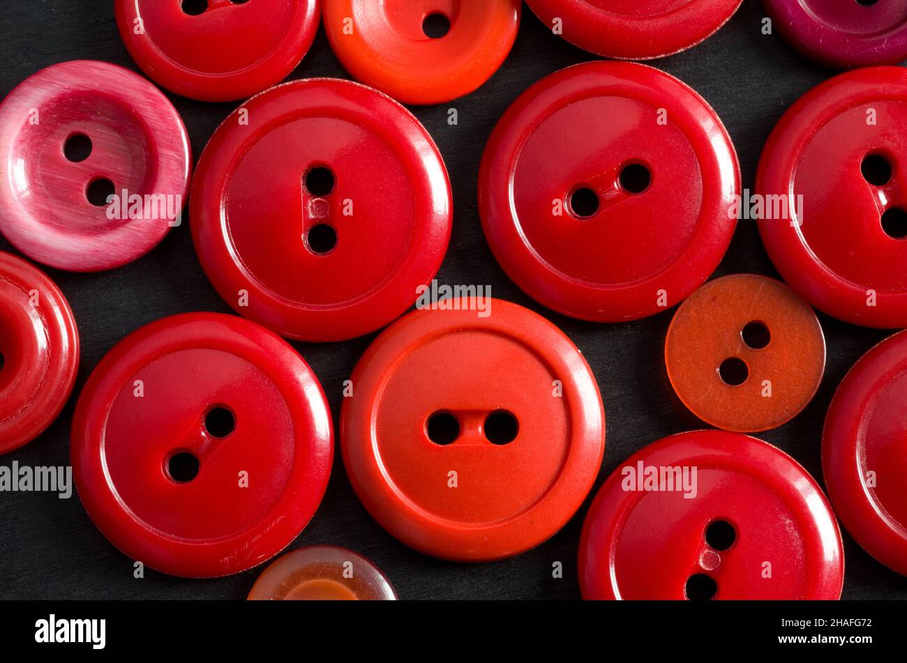 Macro Image of Red Buttons on Black Background Horizontal Stock Photo ...
