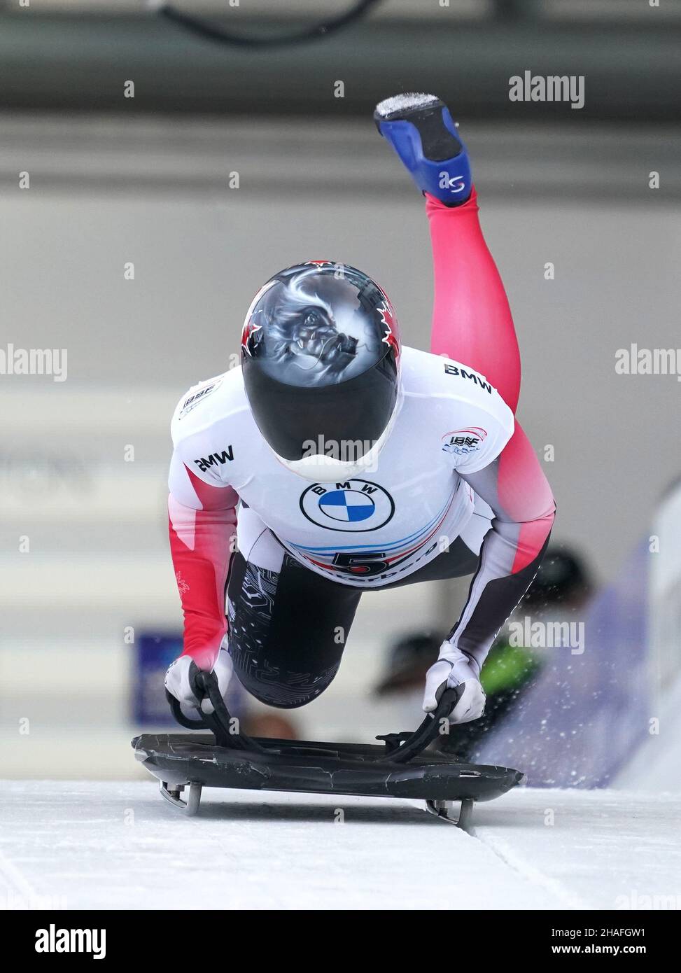 Jane Chanell (CAN) during BMW IBSF World Cup Bob & Skeleton on December ...