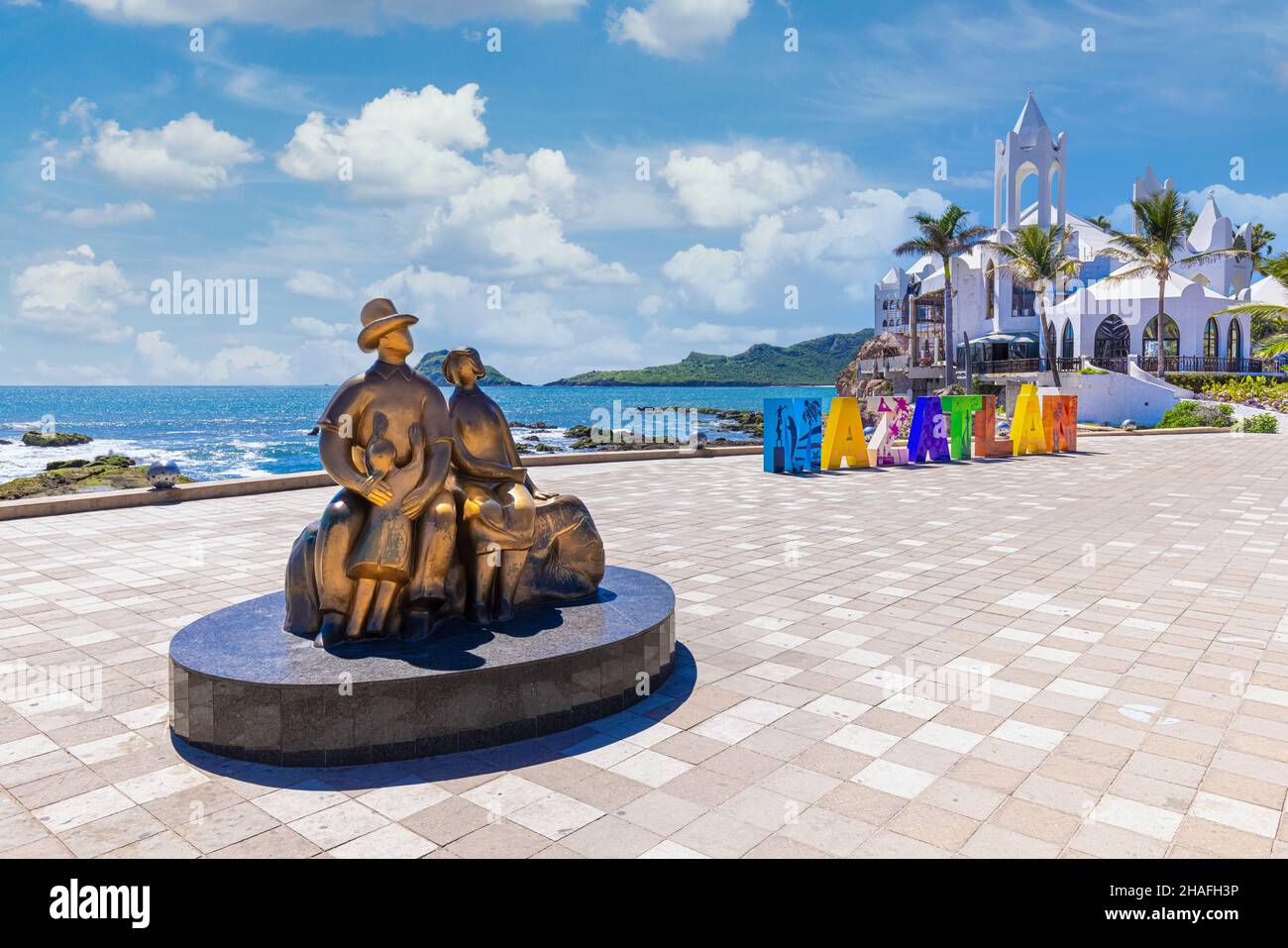 Mazatlan, Mexico, 10 September, 2021: Big Mazatlan Letters at the ...