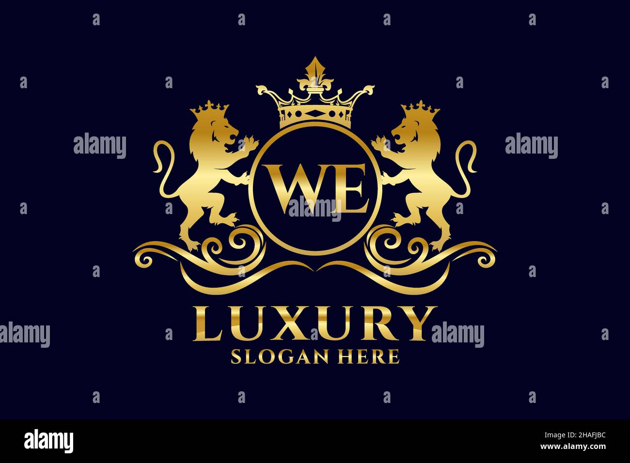 Flourish lion ornament Stock Vector Images - Alamy