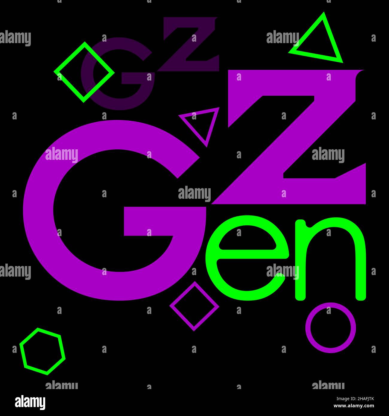 Gen logo Stock Vector Images - Alamy