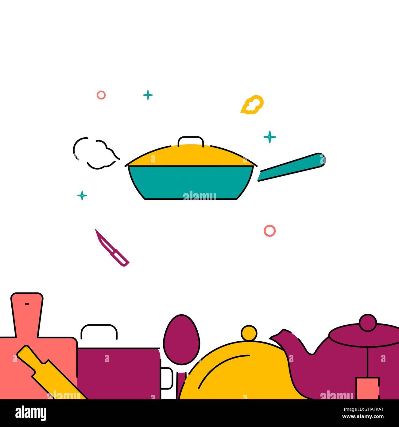 Bottom pan Stock Vector Images - Alamy