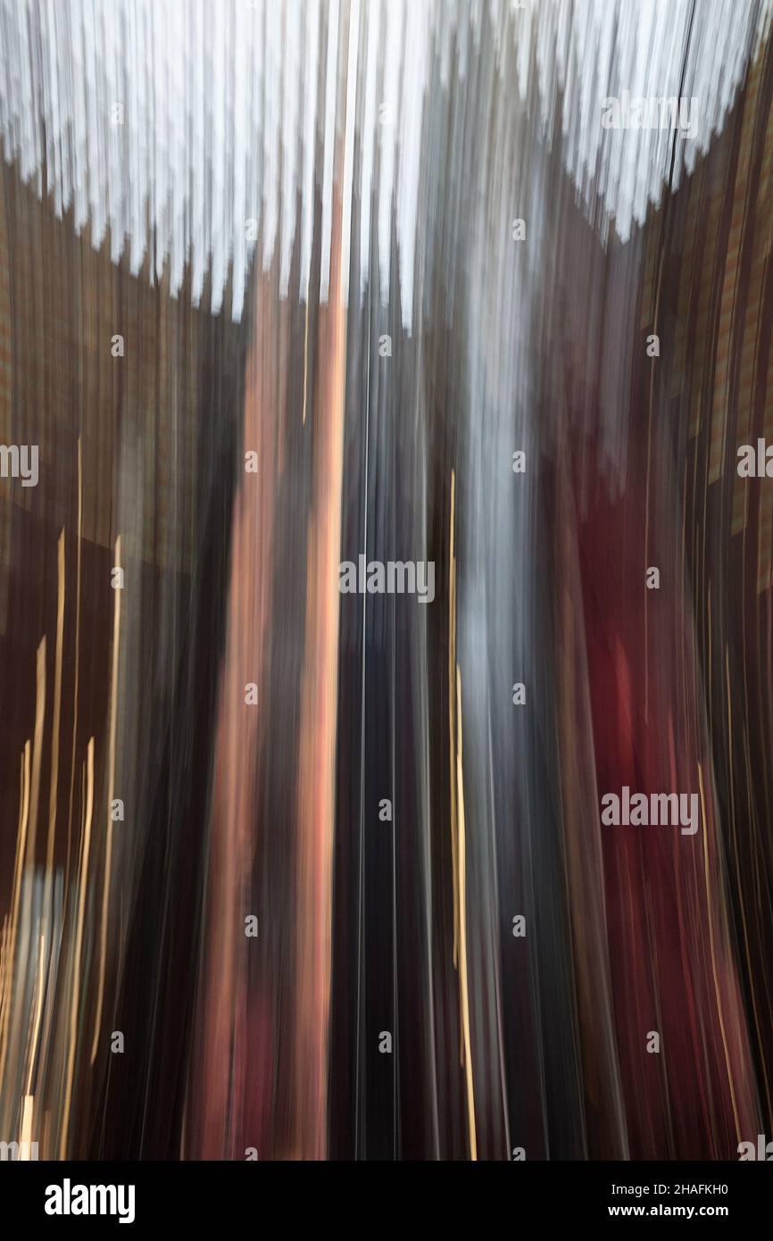 painterly interpretation of archfoitecture using intentional camera ...