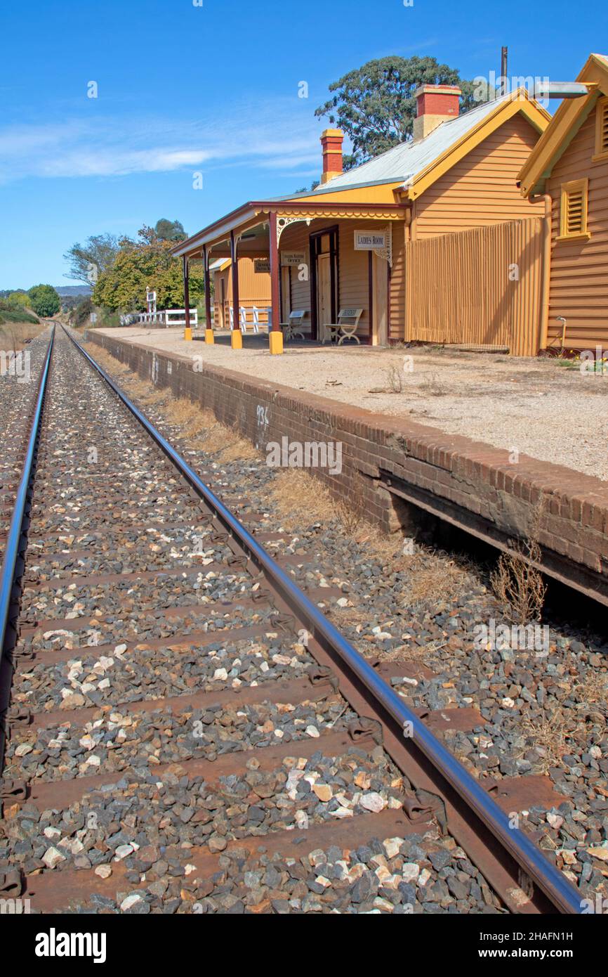 Old railway station at Borenore, outside of Orange Stock Photo - Alamy